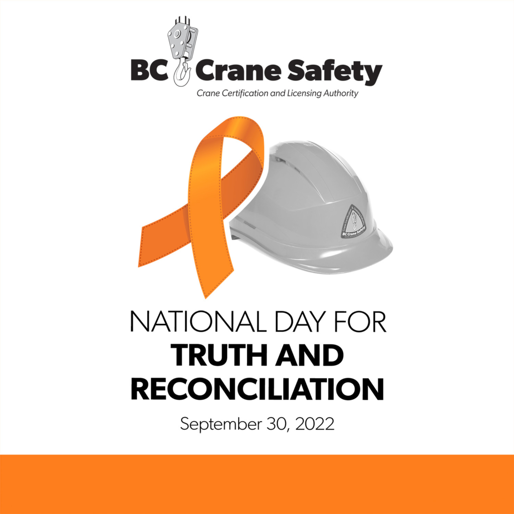 National Day of Truth and Reconciliation 2022 - BC Crane Safety